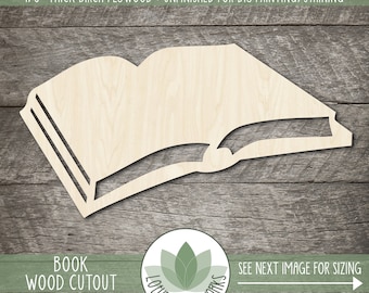 Bookworm Laser Cut Out Unfinished Wood Shape Craft Supply - Etsy