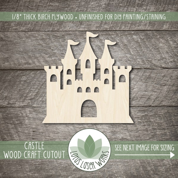 Wooden Castle - Etsy