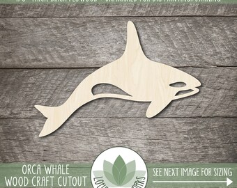 Orca Whale Cutout - Etsy