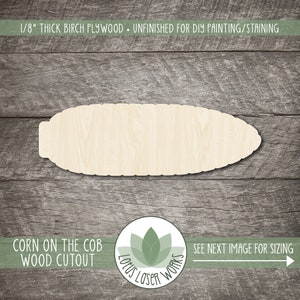 Wood Corn Shape - Wooden Painting Blanks - Craft Cutouts - Etsy