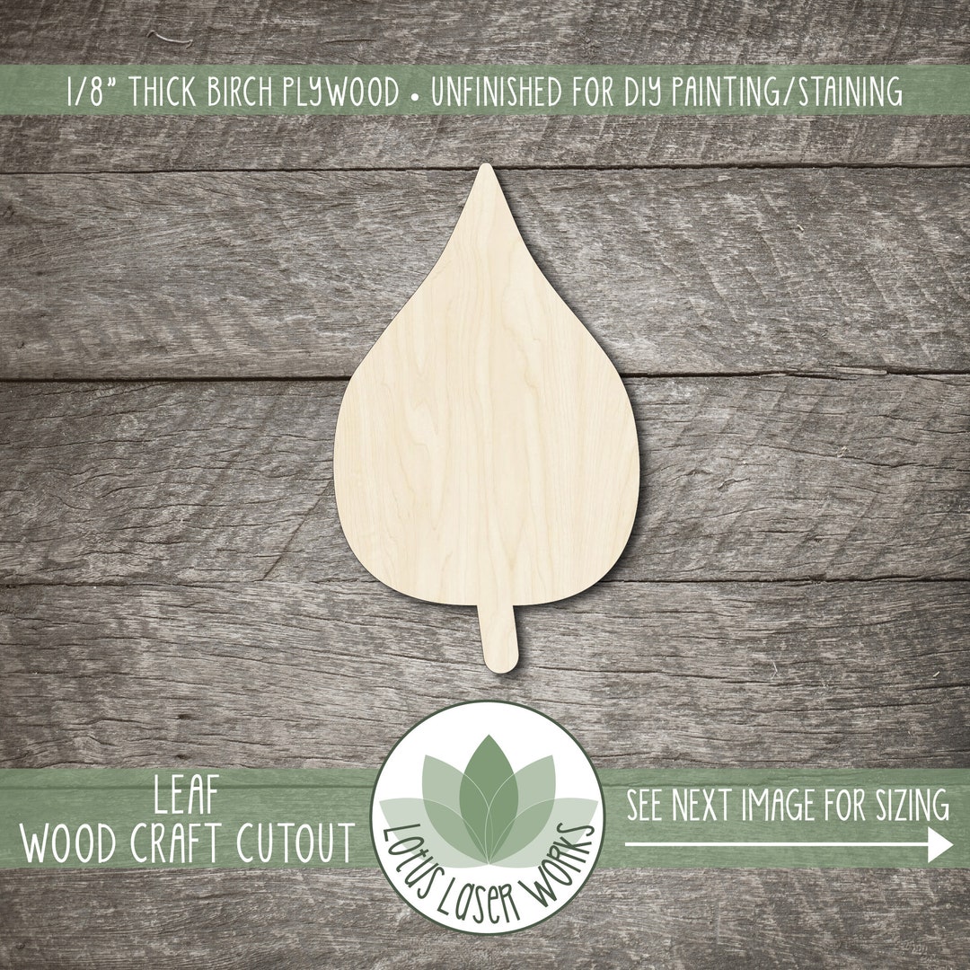 Seasonal Wood Crafting Shapes - Autumn Leaves - Wooden Fall Cutouts - Etsy