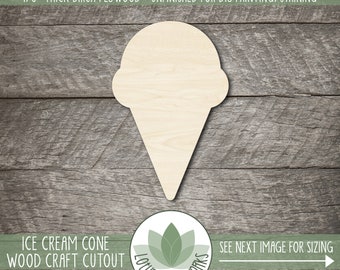 Wooden Ice Cream Laser Cut - Etsy