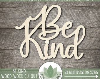 Be Kind Wood Sign | Etsy