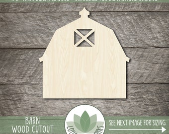Wooden Barn Cutout - Etsy