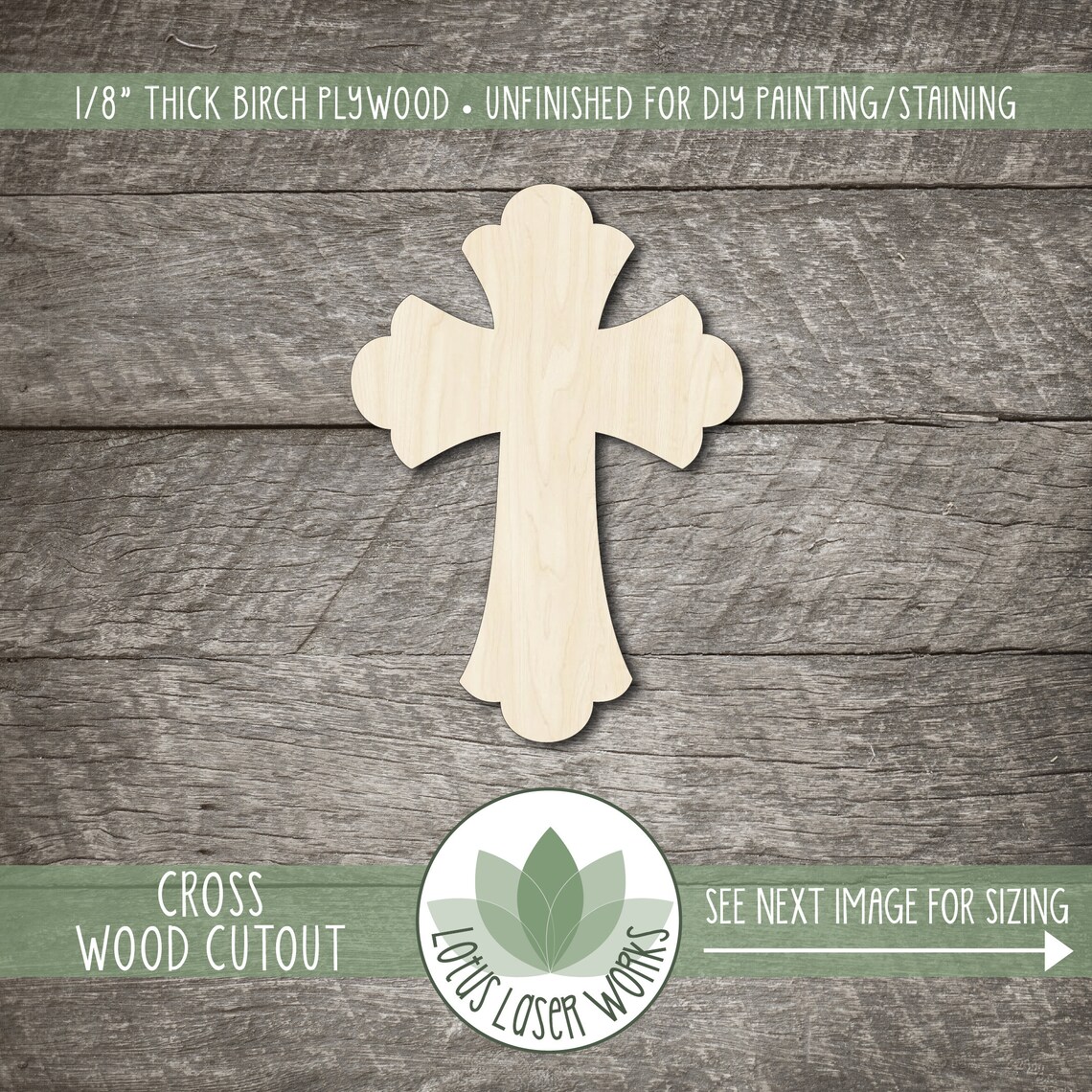 Wood Cutouts Cross Laser Cut Wooden Cross Shapes Unfinished - Etsy