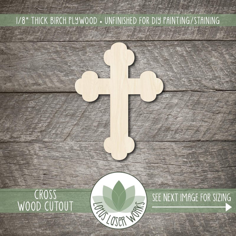 Cross Wooden Cutout - Etsy