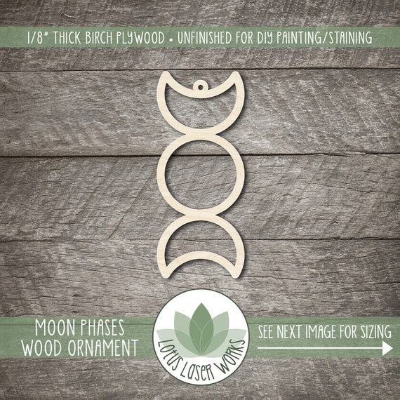 Blank wooden ornament shapes store