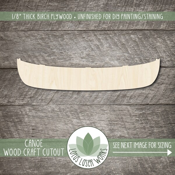 Wood Canoe - Etsy