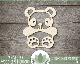 Laser Cut Panda - Etsy