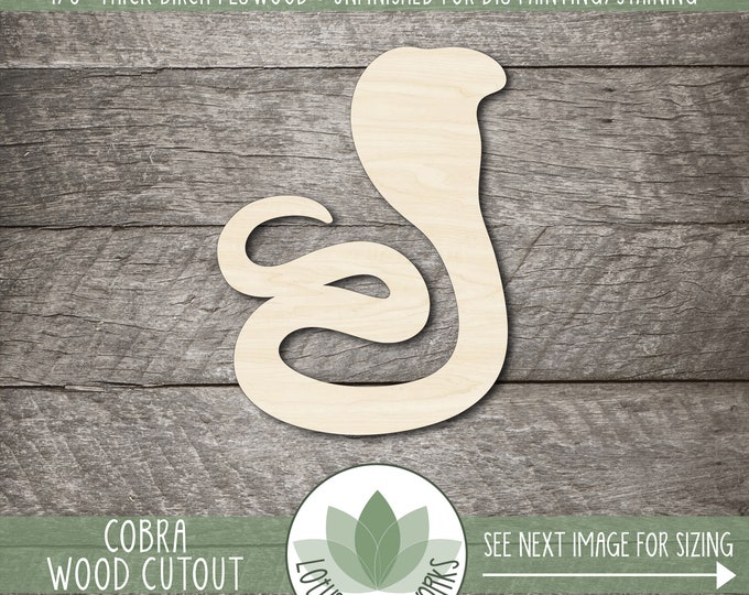 Snake Laser Cut Out Unfinished Wood Shape Craft Supply REP39 - Etsy