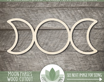 Wood Moon | Etsy