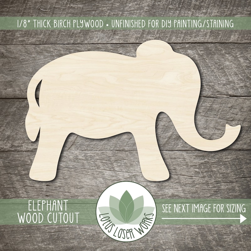 Elephant Cut Outs - Etsy