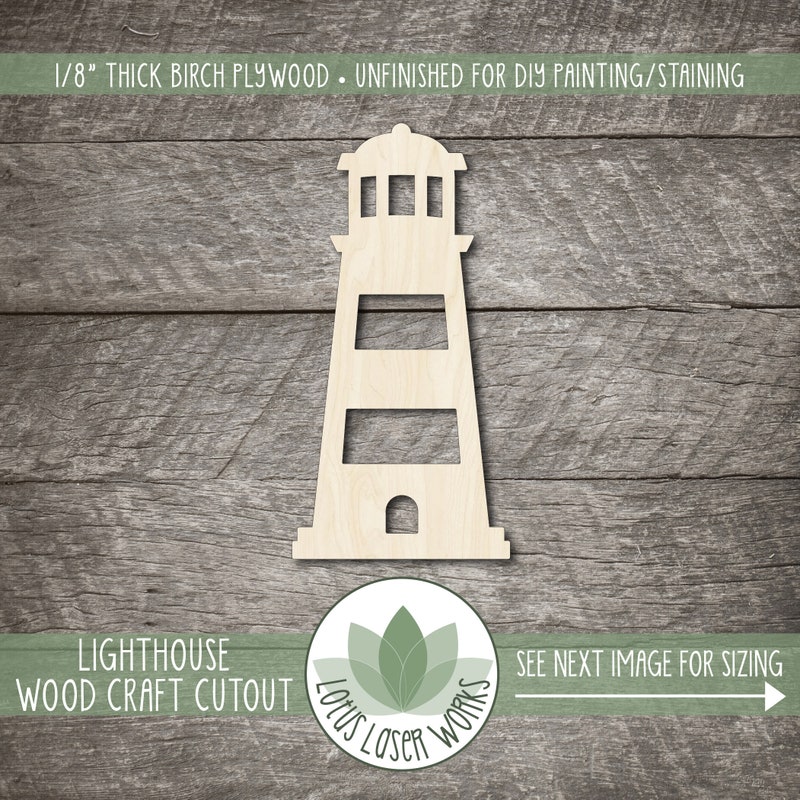 Wood Lighthouse - Etsy