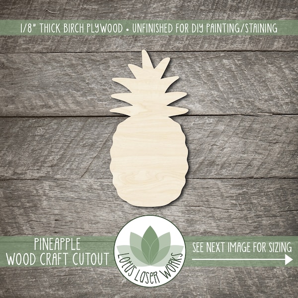 Wood Pineapple - Etsy