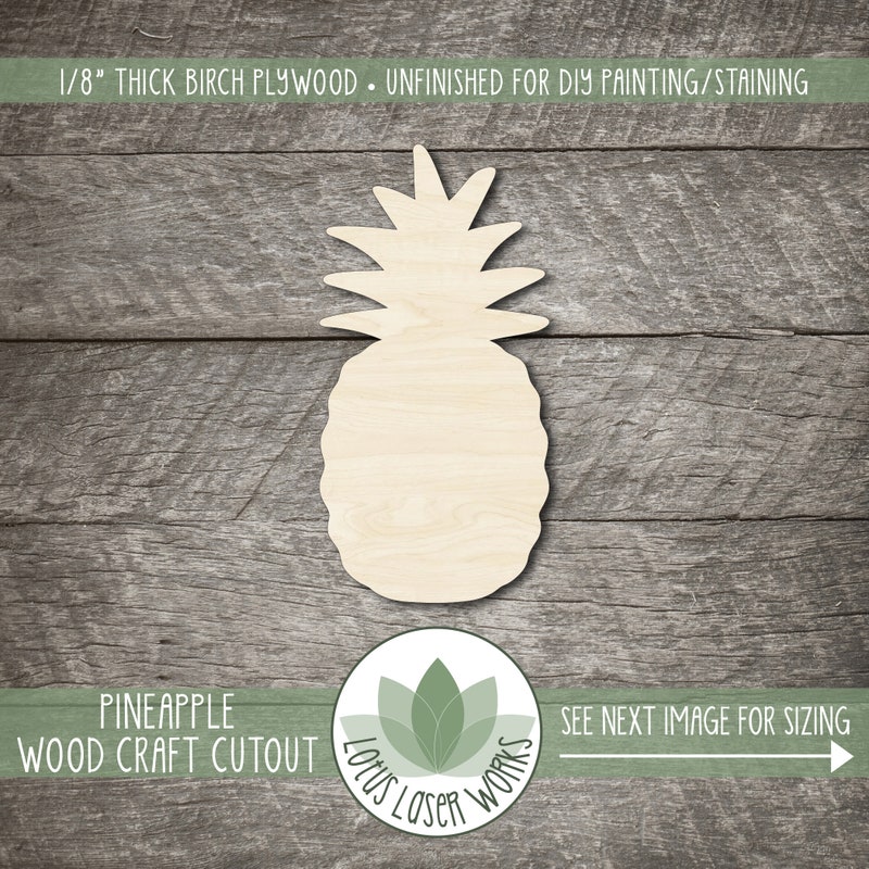 Wood Pineapple - Etsy