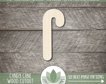 Candy Cane Cutout | Etsy