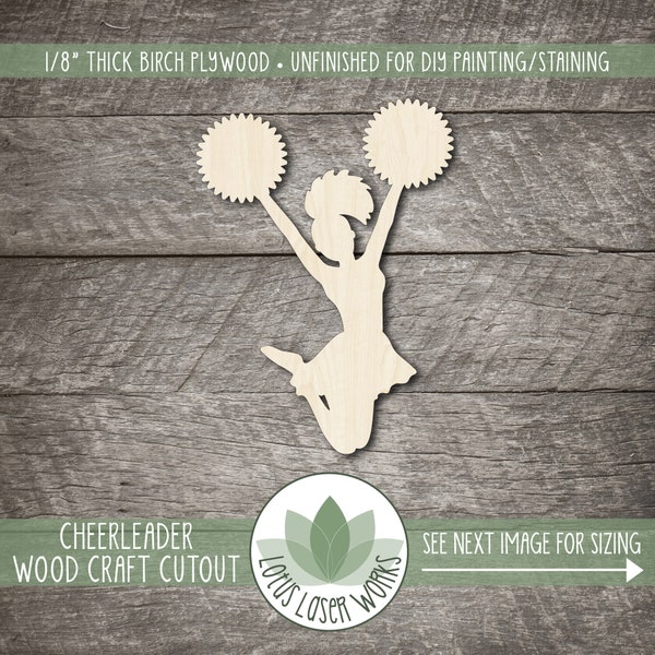Cheerleader Cutouts - Etsy