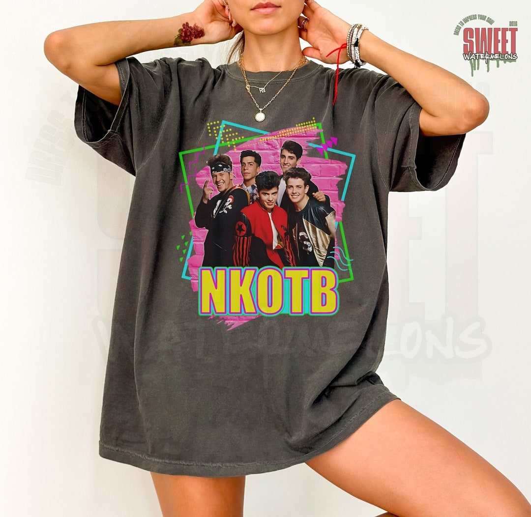 NKOTB Shirt, Magic Summer 2024 Shirt, NKOTB Baggy Style Tee, New Kids ...