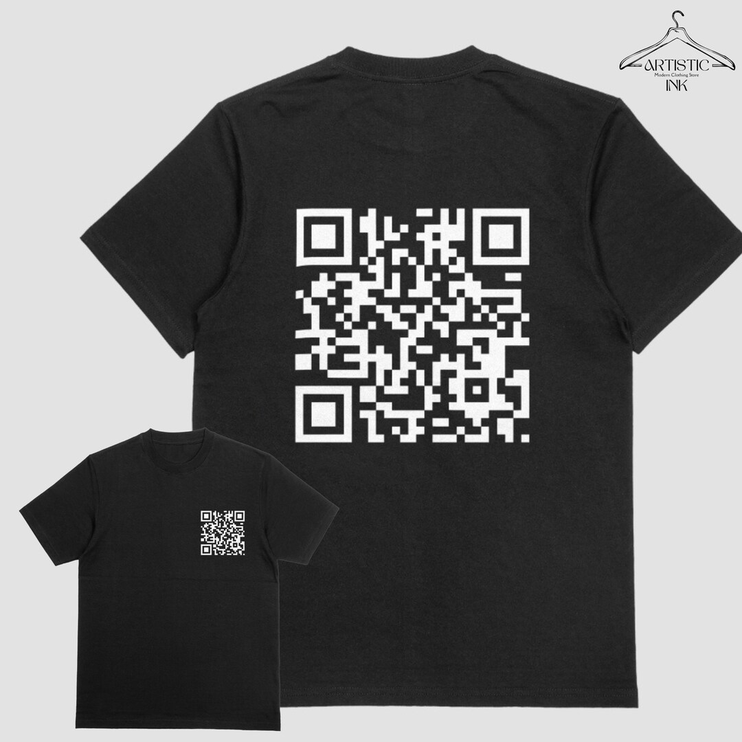 Free Palestine QR Code Shirt Front & Back, Palestinian Gift T Shirt ...