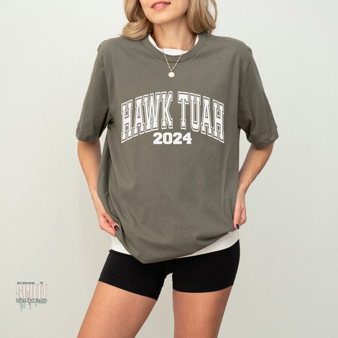 Hawk Tuah Spit on That Thang 2024 Unisex Adult Shirt Hawk Tuah 24 Funny ...