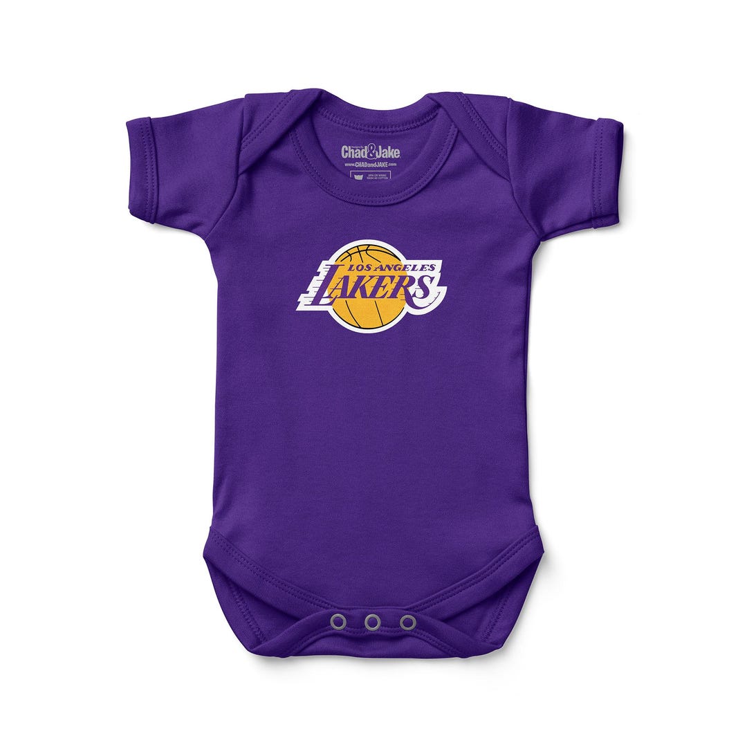 Los Angeles Lakers Baby Bodysuit - NBA Purple & Gold Infant Apparel ...