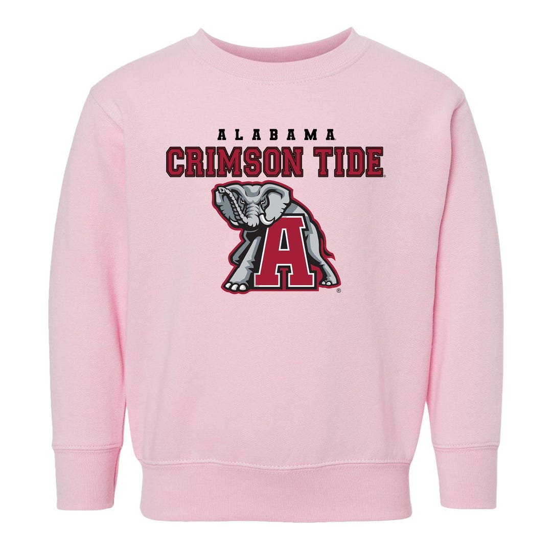 Alabama Crimson Tide Varsity Logo Crewneck Sweatshirt - Bama Pullover ...