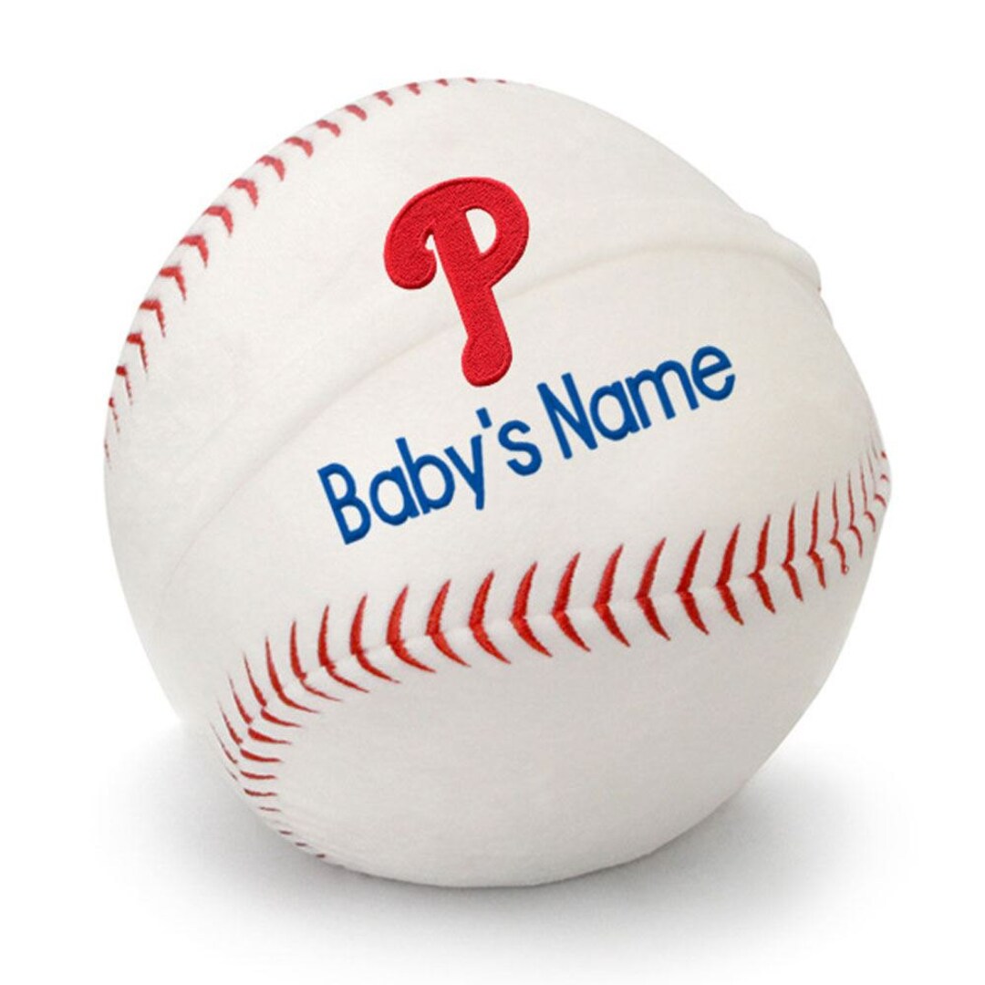 Personalized Plush Baseball 100% Cotton Polyester MLB - Etsy