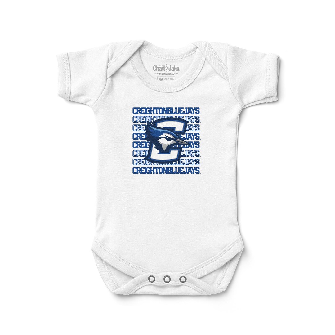 Creighton Bluejays Retro Logo Baby Bodysuit | Official NCAA Licensed ...