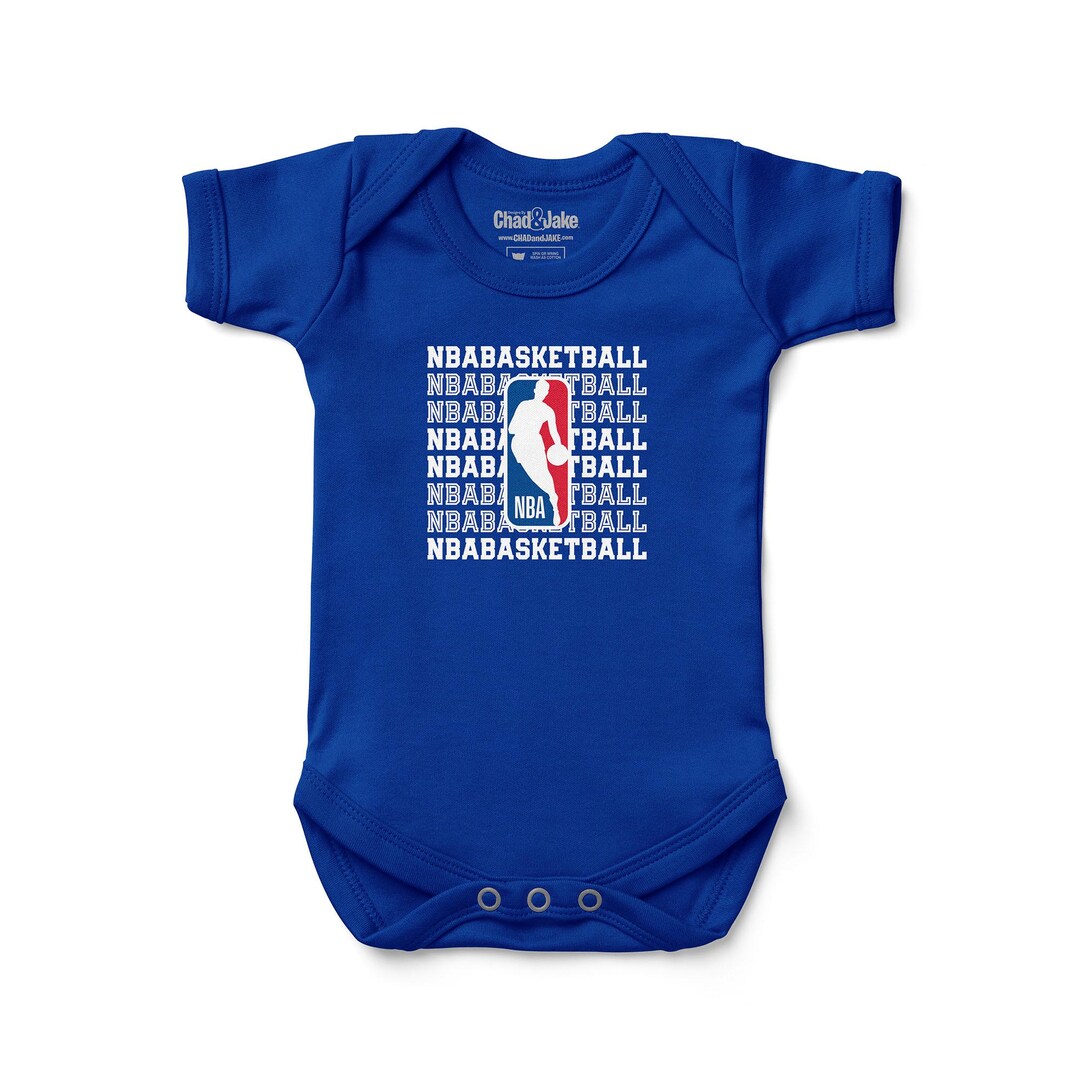 NBA Logoman "retro" Baby Bodysuit - Official NBA Red White Blue Infant ...