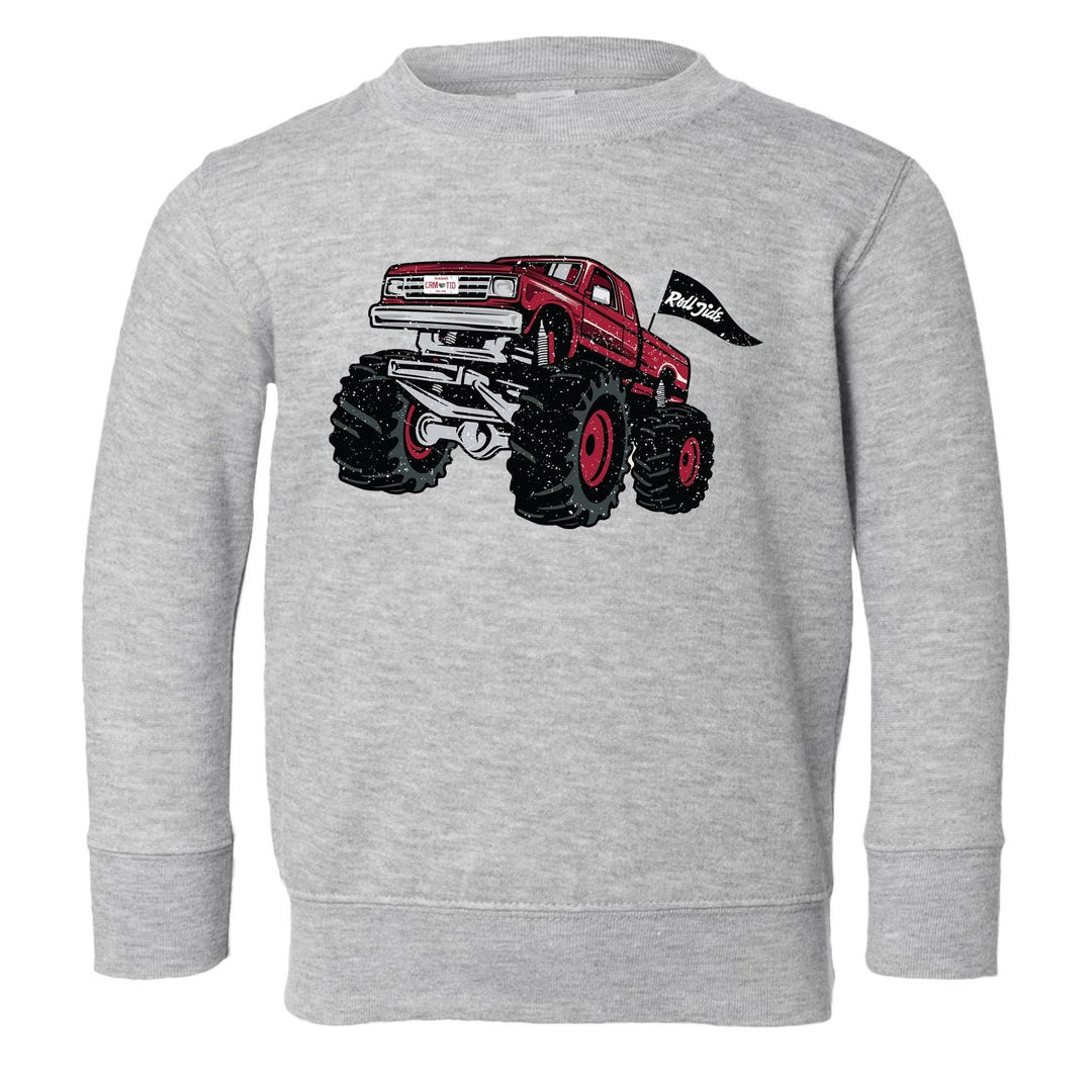 Alabama Crimson Tide Monster Truck Crewneck Sweatshirt - Bama Truck ...