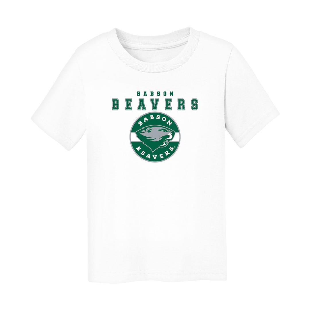 Babson Beavers Varsity Logo Kids T-shirt | NCAA Licensed 100% Cotton ...