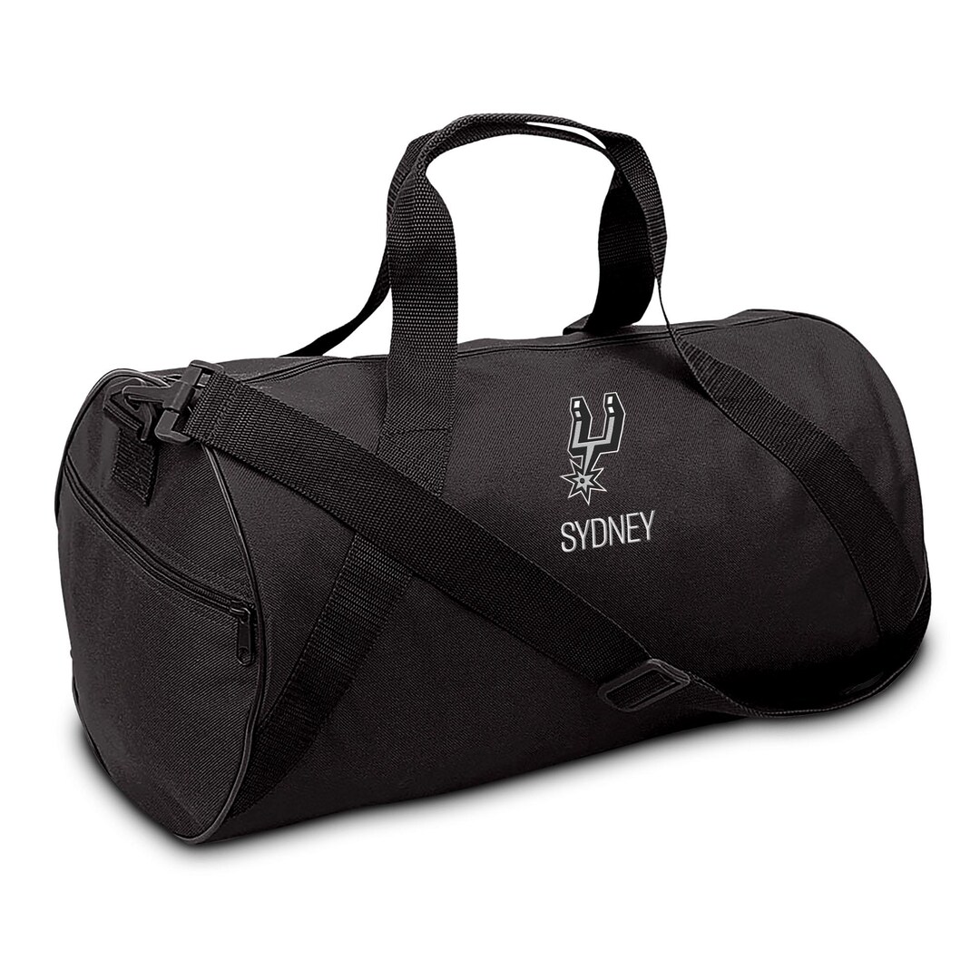 Official San Antonio Spurs Personalized Duffel Bag - Custom Embroidered ...
