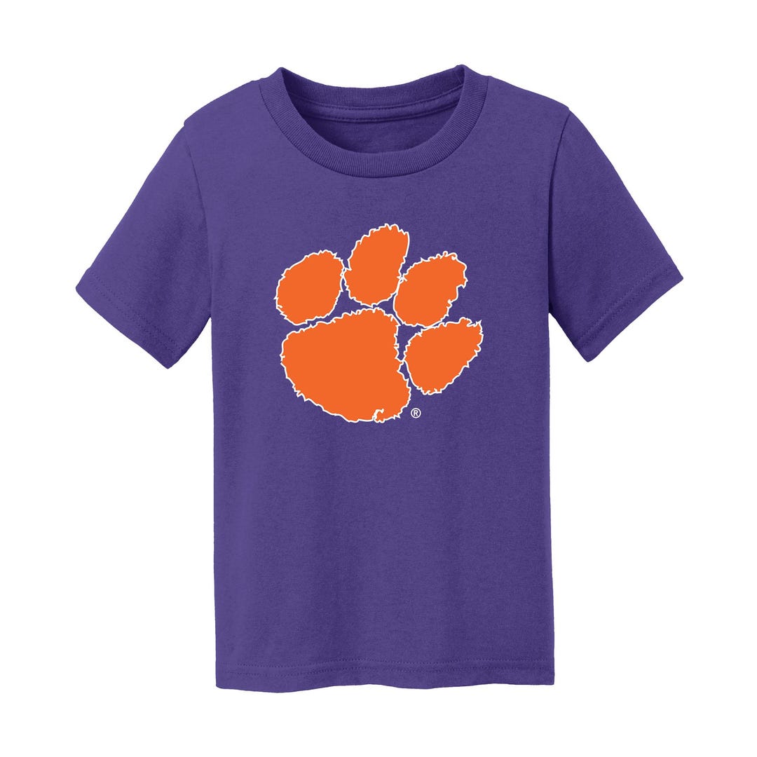 Clemson Tigers Official Logo Kids T-shirt | NCAA Licensed 100% Cotton ...