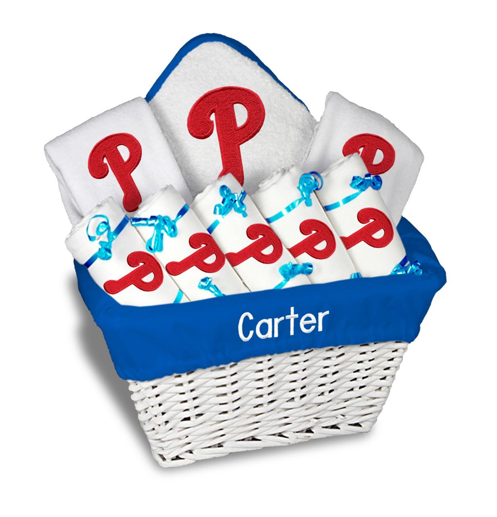 Personalized MLB Philadelphia Phillies Baby Gift Basket - Etsy