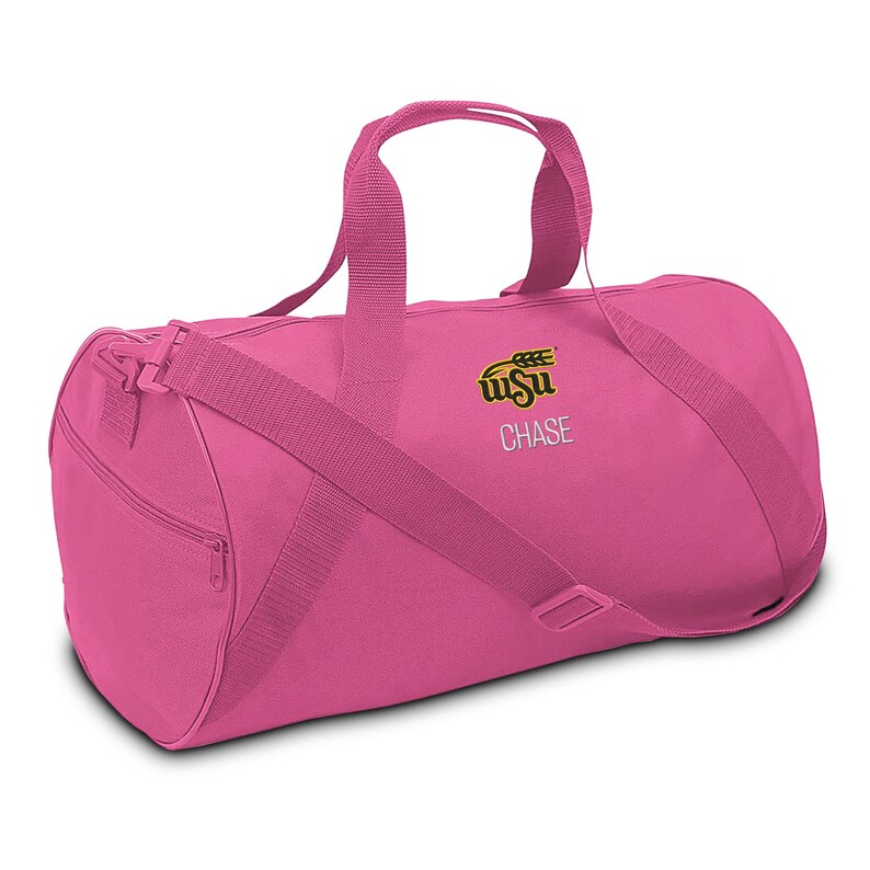 Official Wichita State Wheat Logo Personalized Duffel Bag - Custom ...