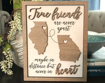 True Friends Sign | Etsy