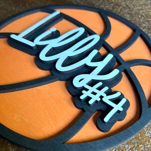 Personalized Basketball Laser Cut Wooden Sign - Etsy