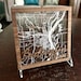 Custom Engraved Square Map in Acrylic and Wood - Etsy