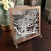 Custom Engraved Square Map in Acrylic and Wood - Etsy