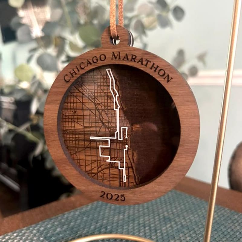 Chicago Marathon Wooden - Etsy