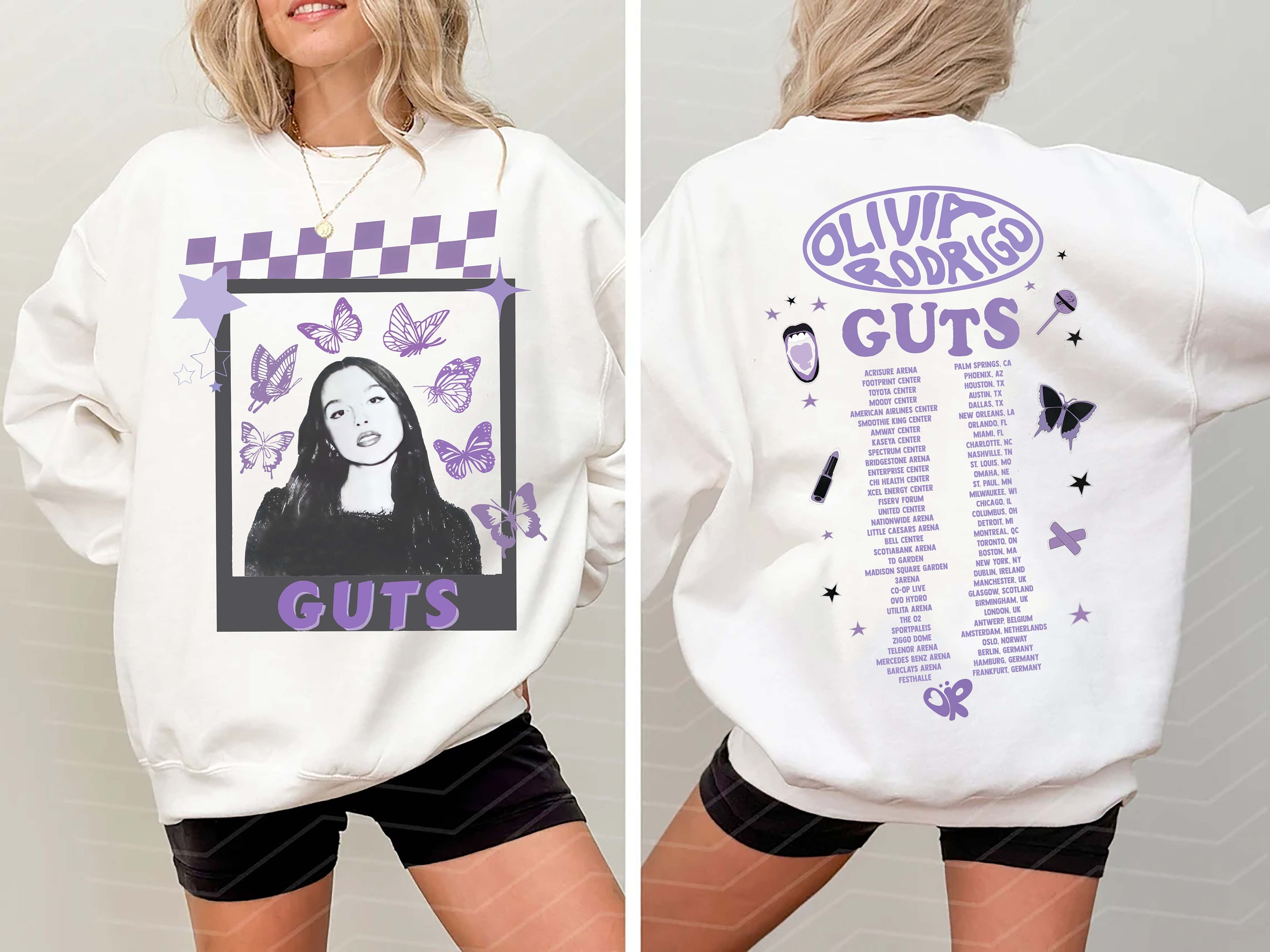 Olivia Rodrigo Guts Png, Olivia Rodrigo Guts Merch, Guts Tour 2024 ...