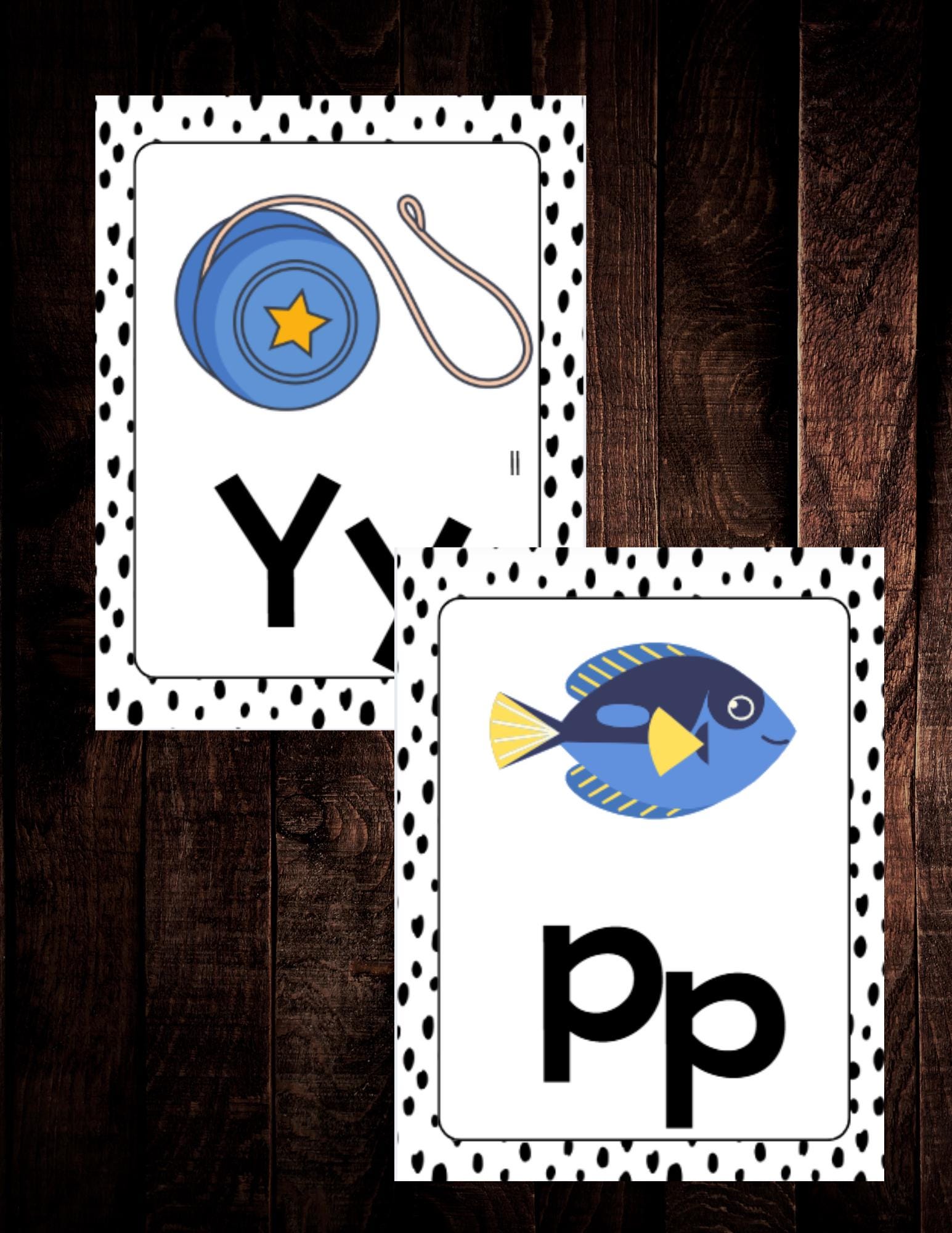 Spanish Alphabet Posters- Estrellita Inspired - Spotted - Etsy