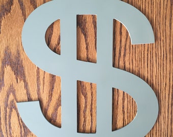 Dollar Sign Dollar Art Money Sign Money Shape Laser Cut - Etsy