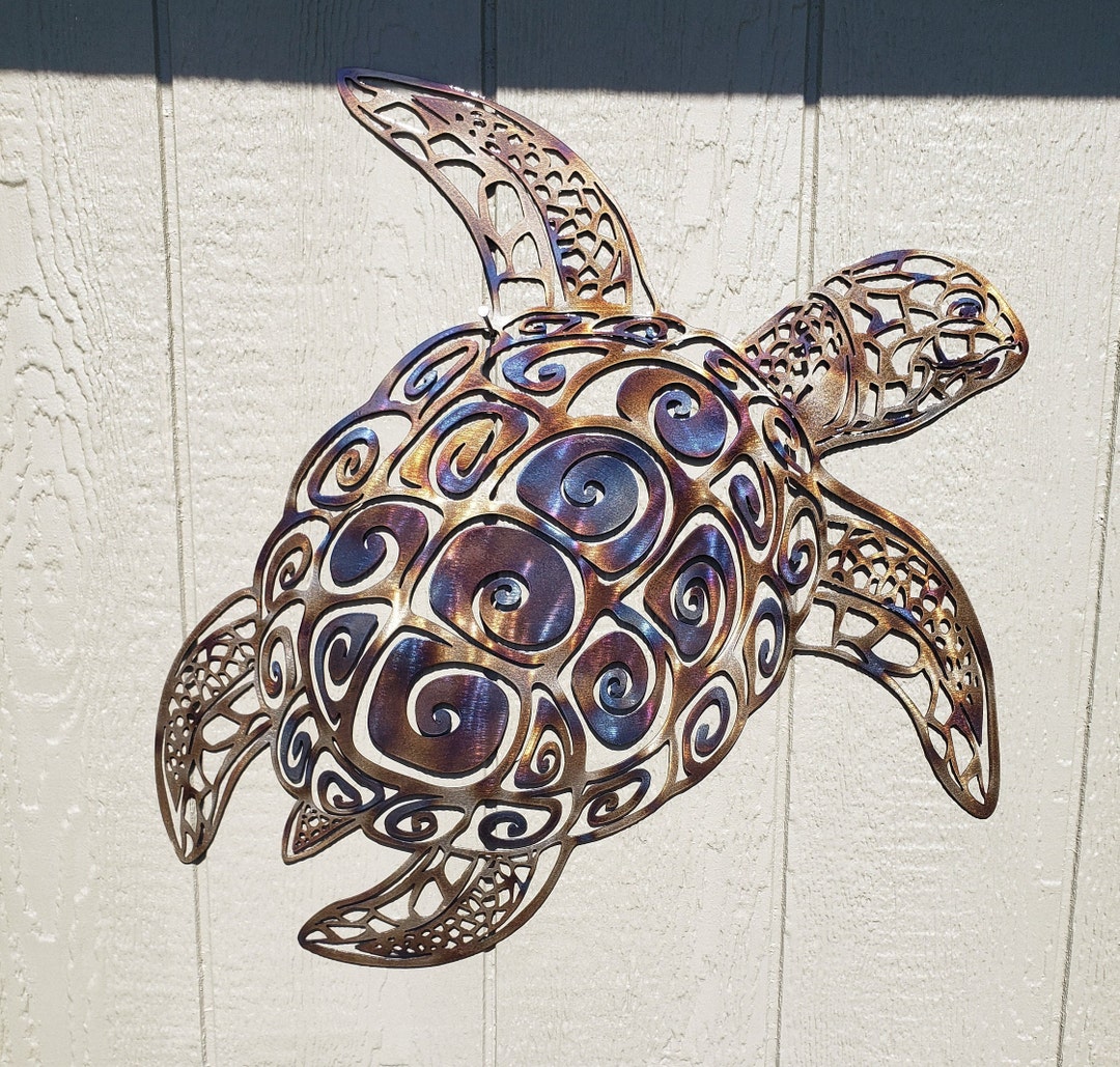 Sea Turtle DXF, SVG, Digital Download, Metal Sea Turtle, Turtle Decor ...