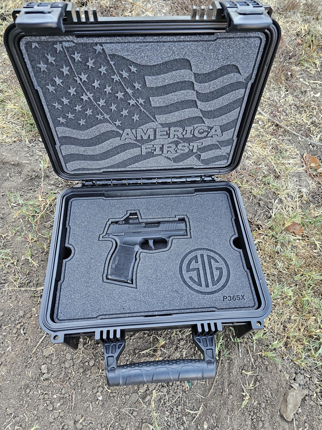 Gun Case Foam, Pistol Storage Case, Glock 17, Glock 19, Sig, Smith and ...