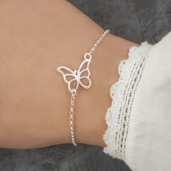 Butterfly Bracelet - Etsy UK