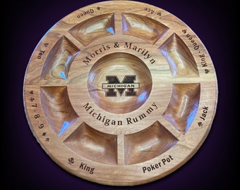 Vintage Michigan Rummy Board Game - Etsy