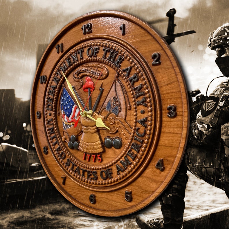 Military Clock Army Navy Air Force Marines Unique - Etsy