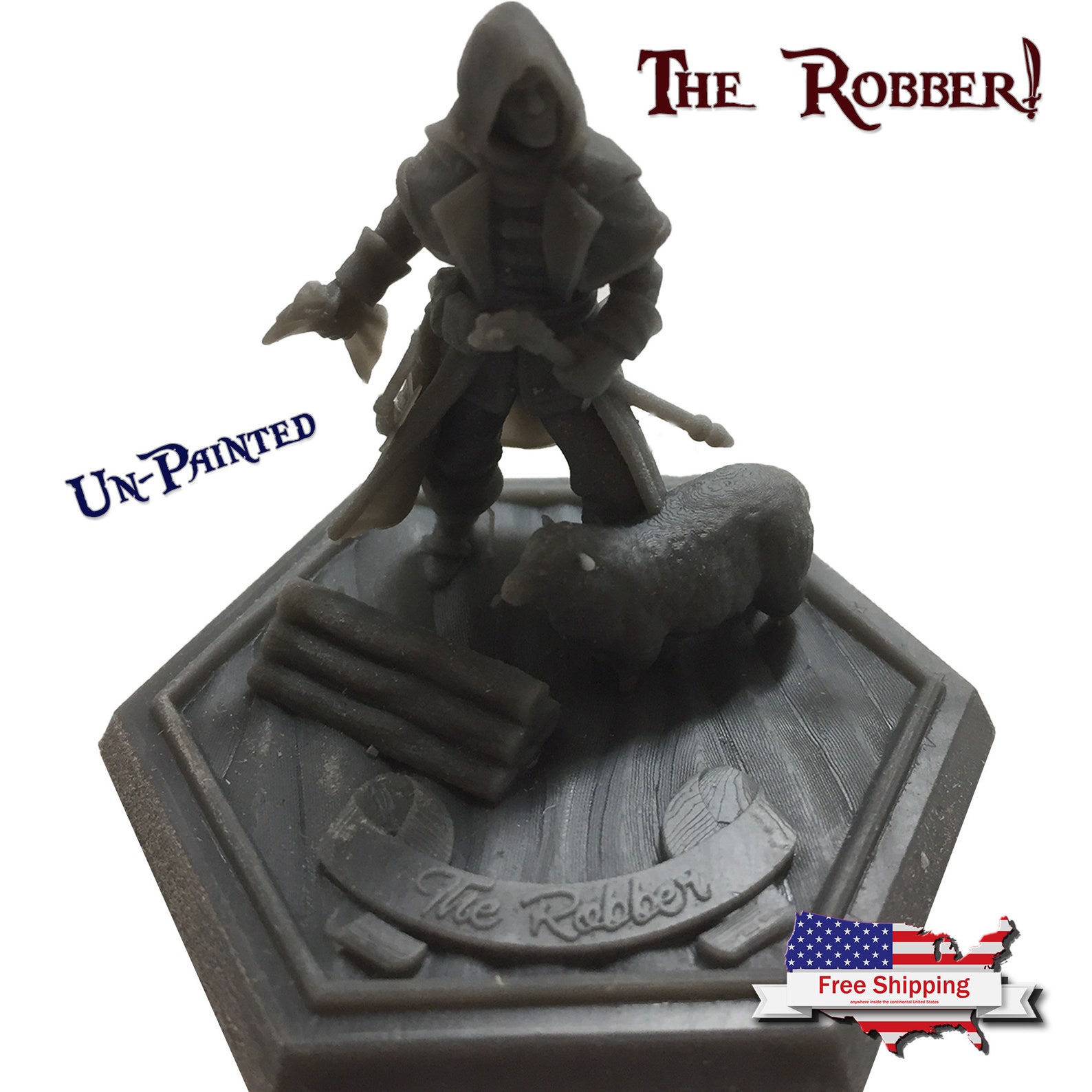 RPG Robber Robber Miniature Game Pieces 3D Printed | Etsy