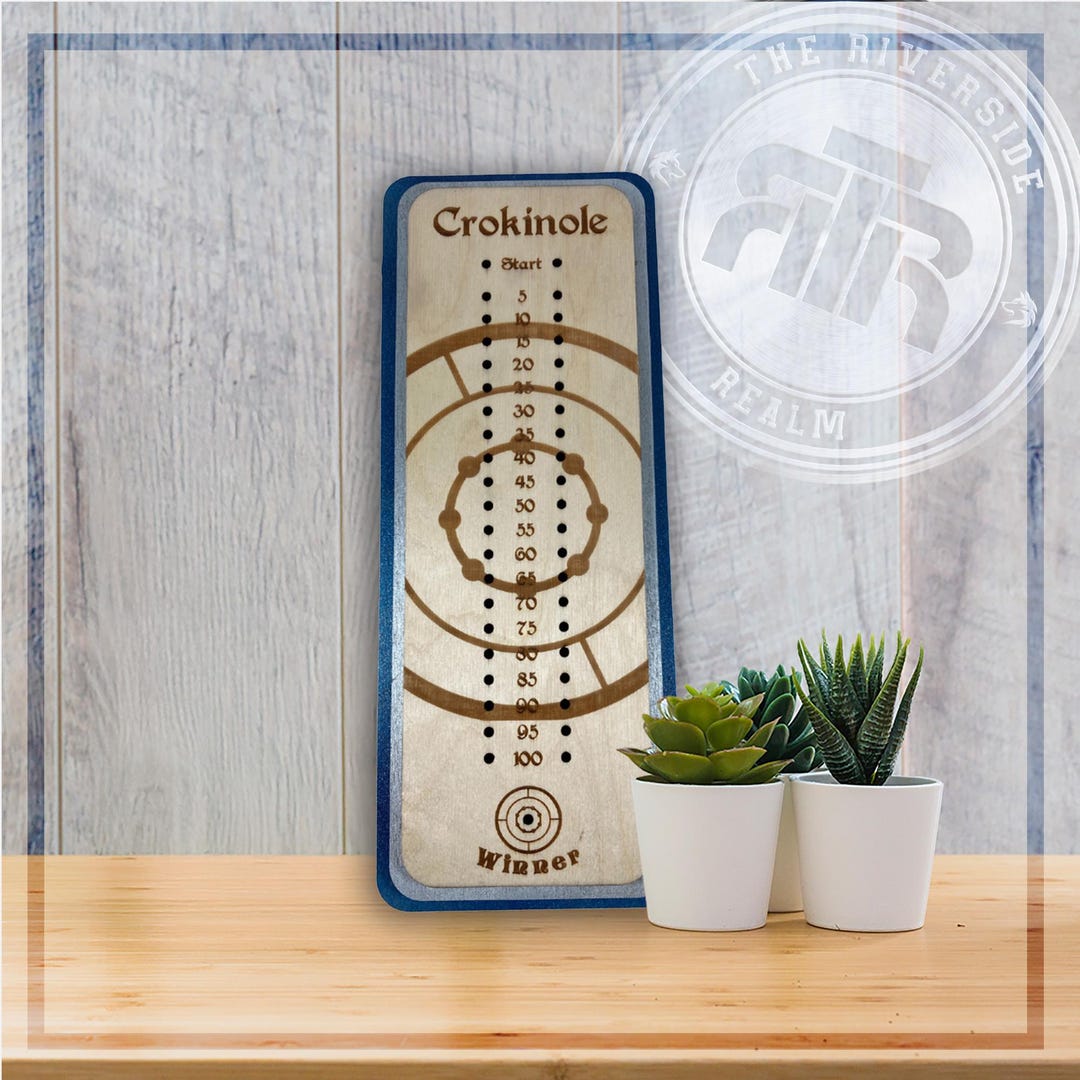 2 Player Crokinole Score Board Games Crokinole Shuffle Board Gifts for ...